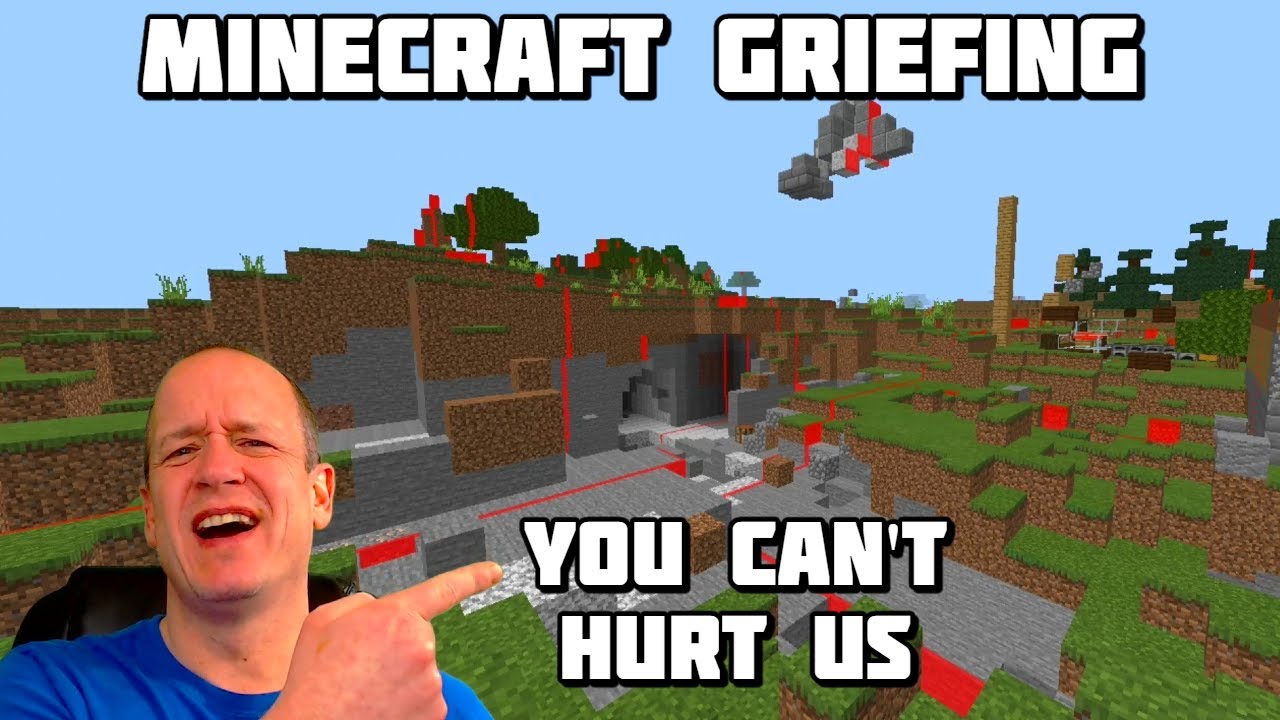 Minecraft Griefing - YOU CAN'T HURT US - YouTube