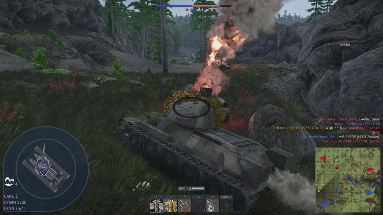 War Thunder : T 34\57 ( 1943 ) - YouTube