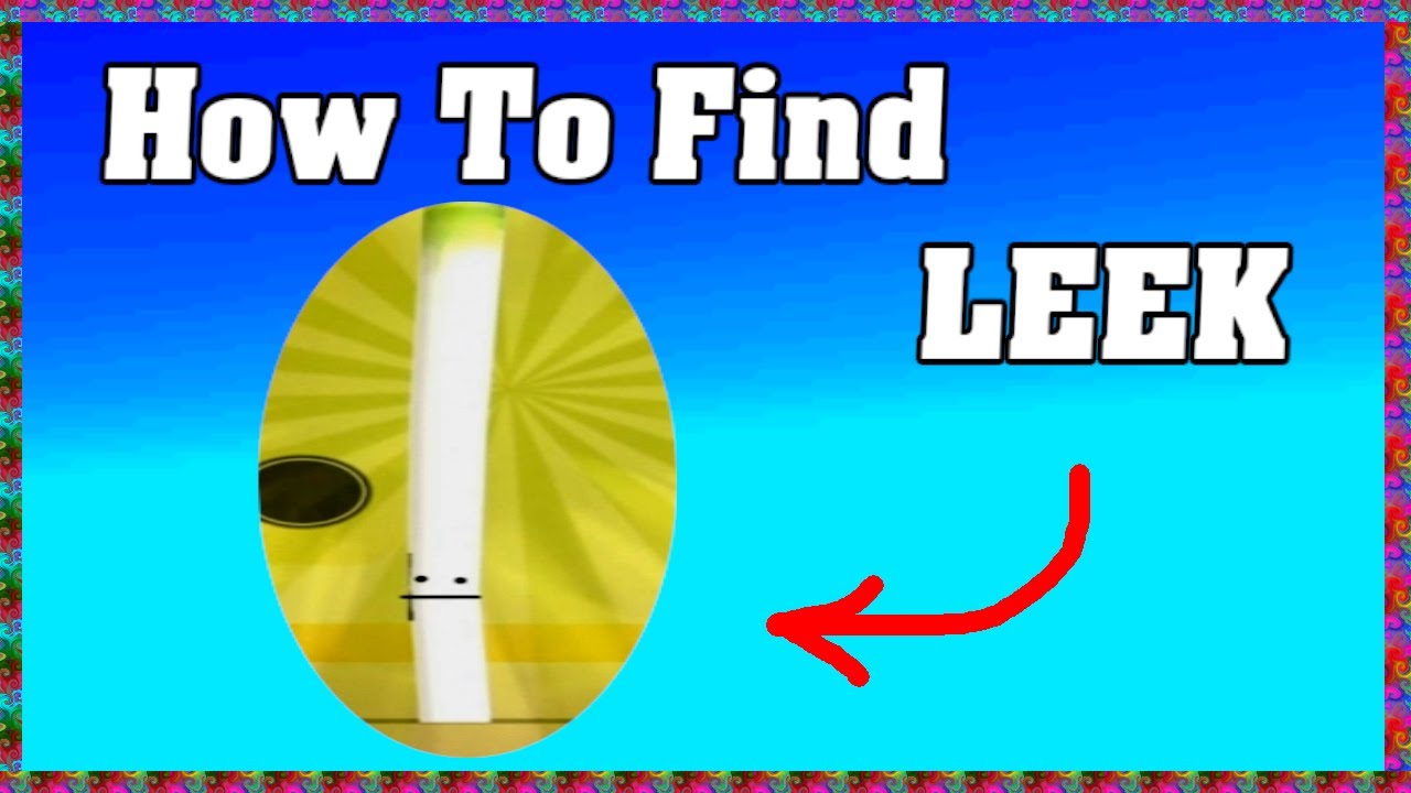 How To Find LEEK / Secret Staycation Roblox - YouTube