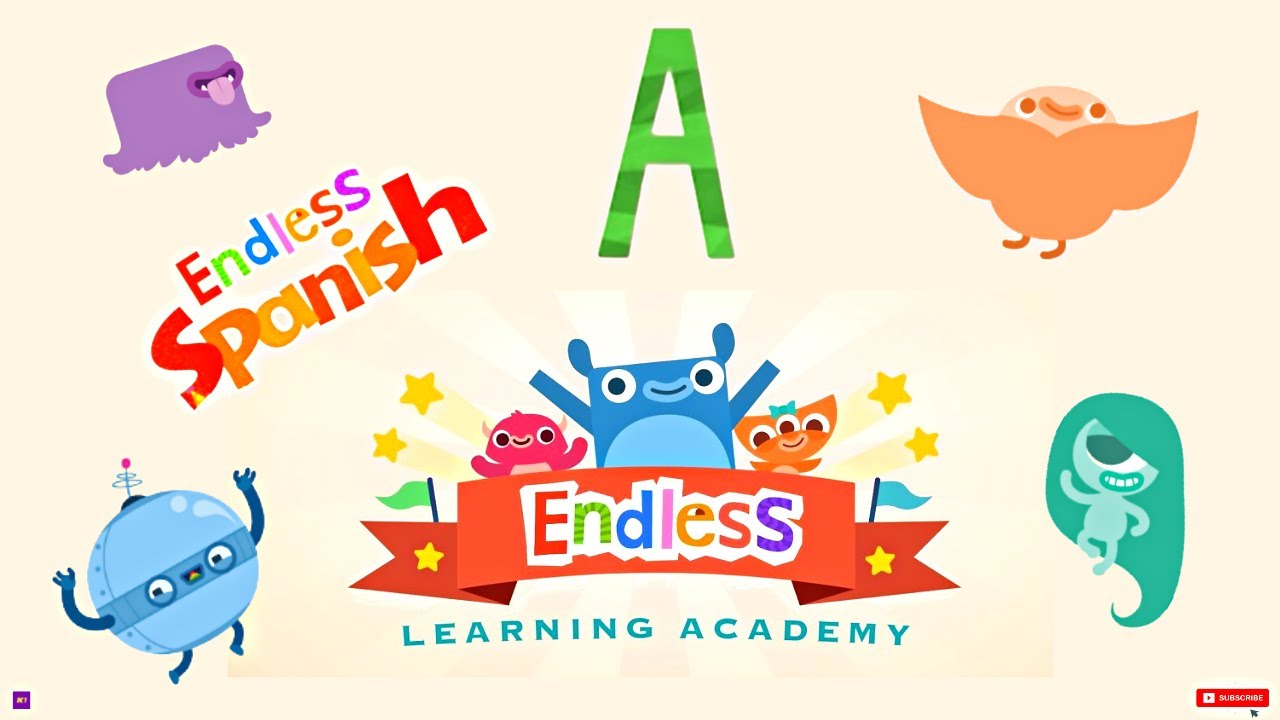 Endless Learning Academy | Spanish Sight Words | Letter A | Fun Alphabet Learning #1 - YouTube