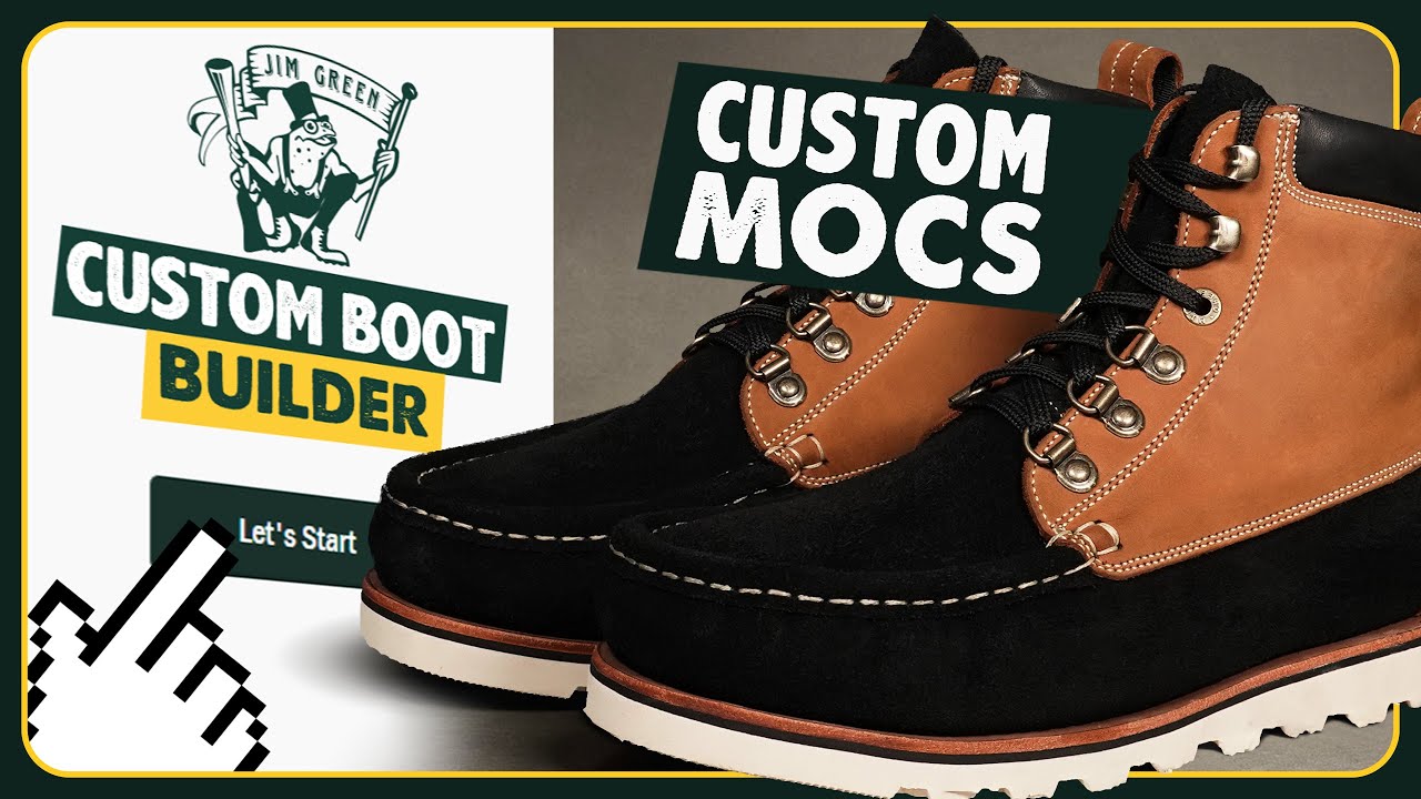 Custom Moc Toe Boots are Here! - How to Order // Jim Green - YouTube