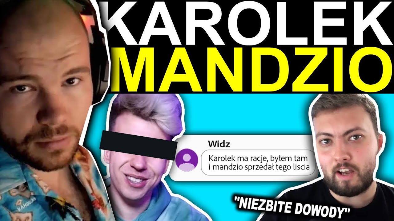 SPYSIŃSKI reaguje na: KAROLEK VS MANDZIO - YouTube