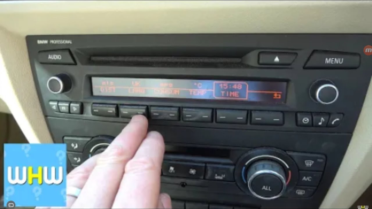 Adjust Time and Date in 2013 BMW 320i E92 Using Radio - YouTube