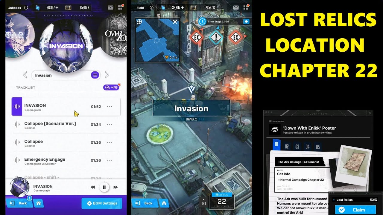 Hidden Reward / Lost Relics Location at Stage 22 | GODDESS OF VICTORY ...