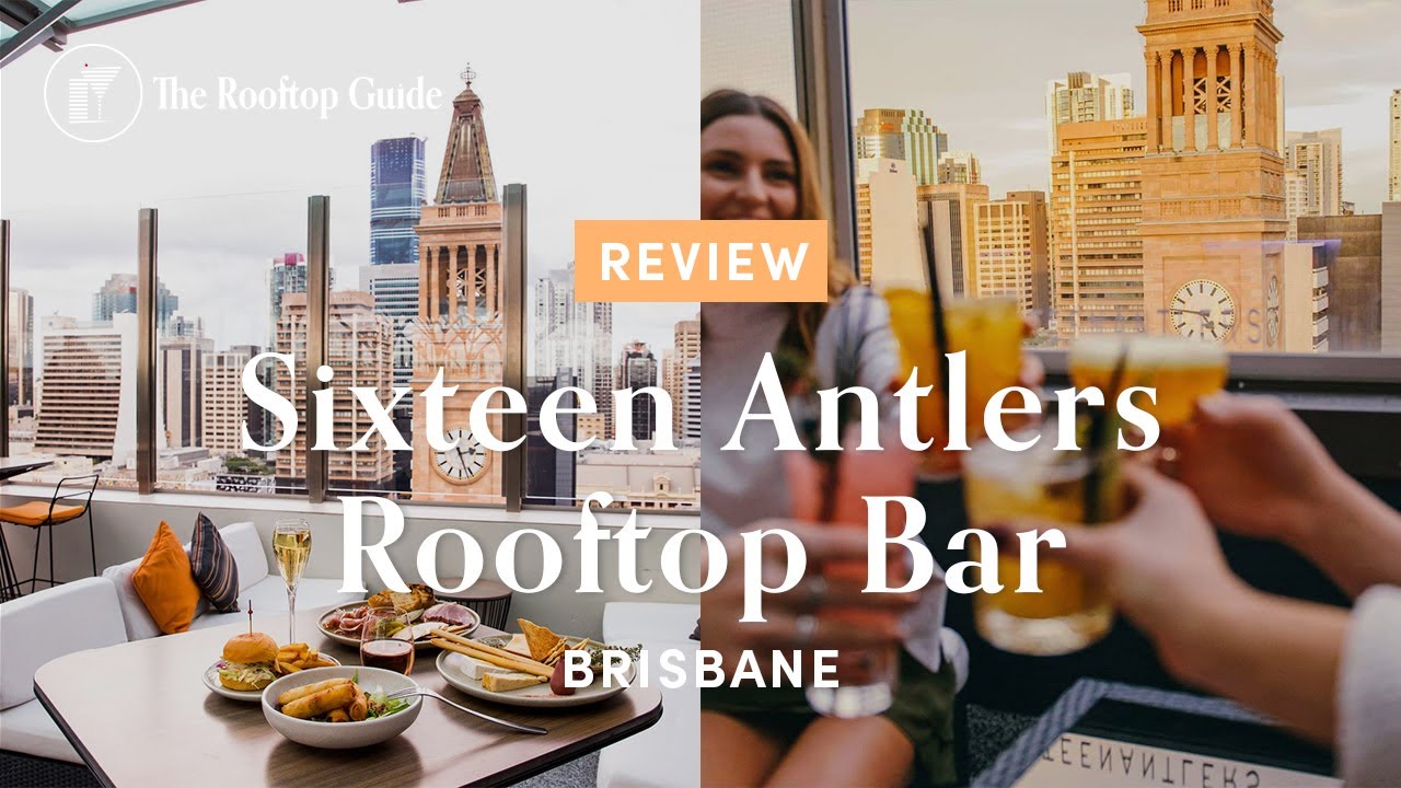 Sixteen Antlers Rooftop Bar in Brisbane - Review - YouTube
