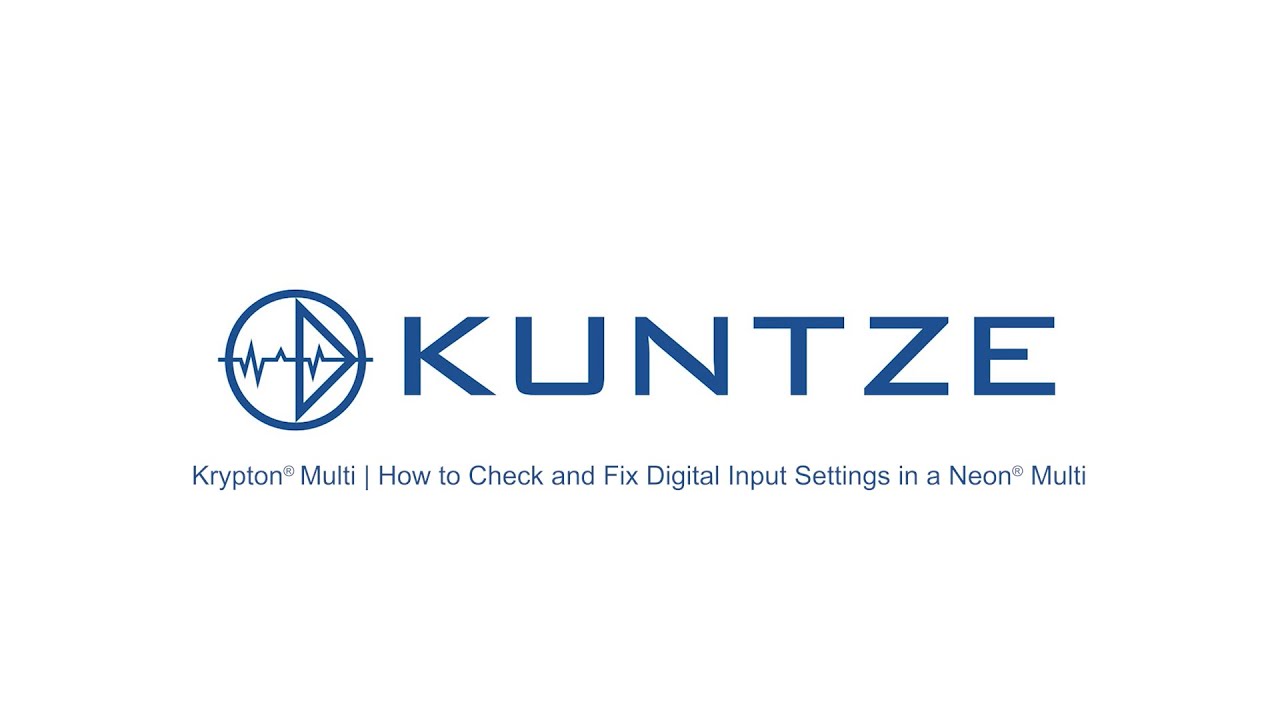 Krypton® Multi | How to Check and Fix Digital Input Settings in a Neon® Multi - YouTube