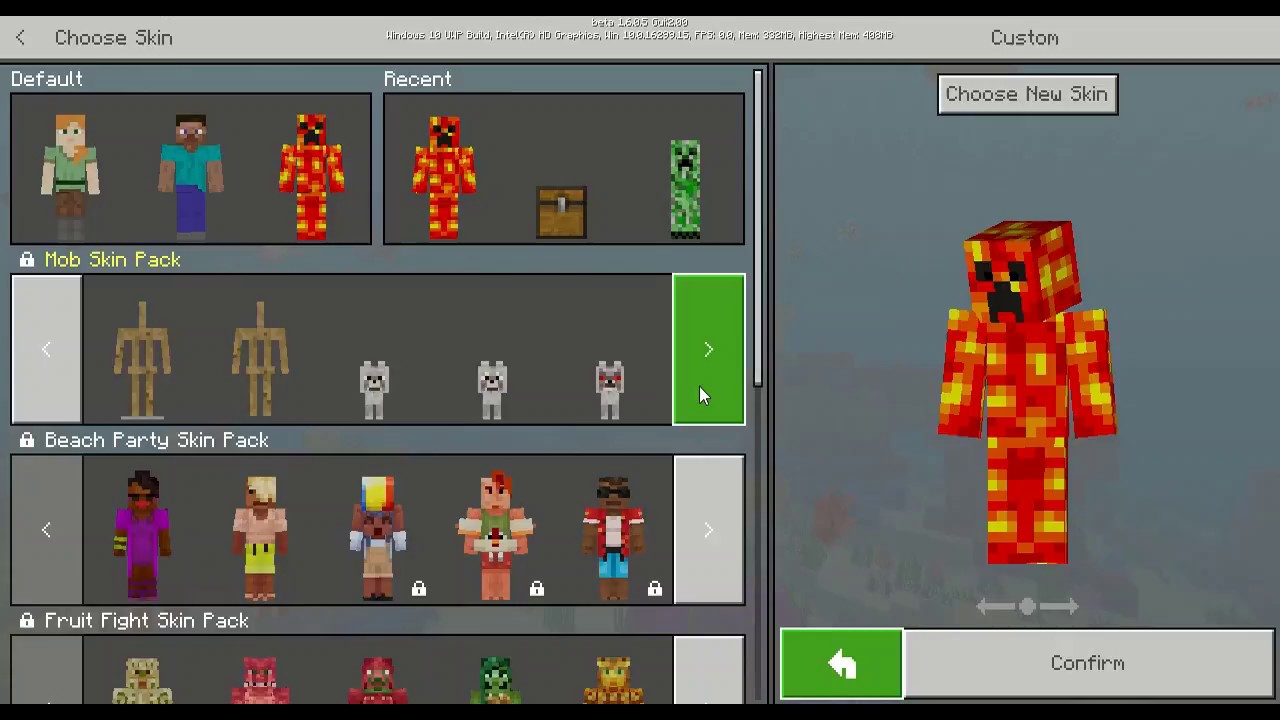 4D Minecraft PE Mob Skin Pack - YouTube