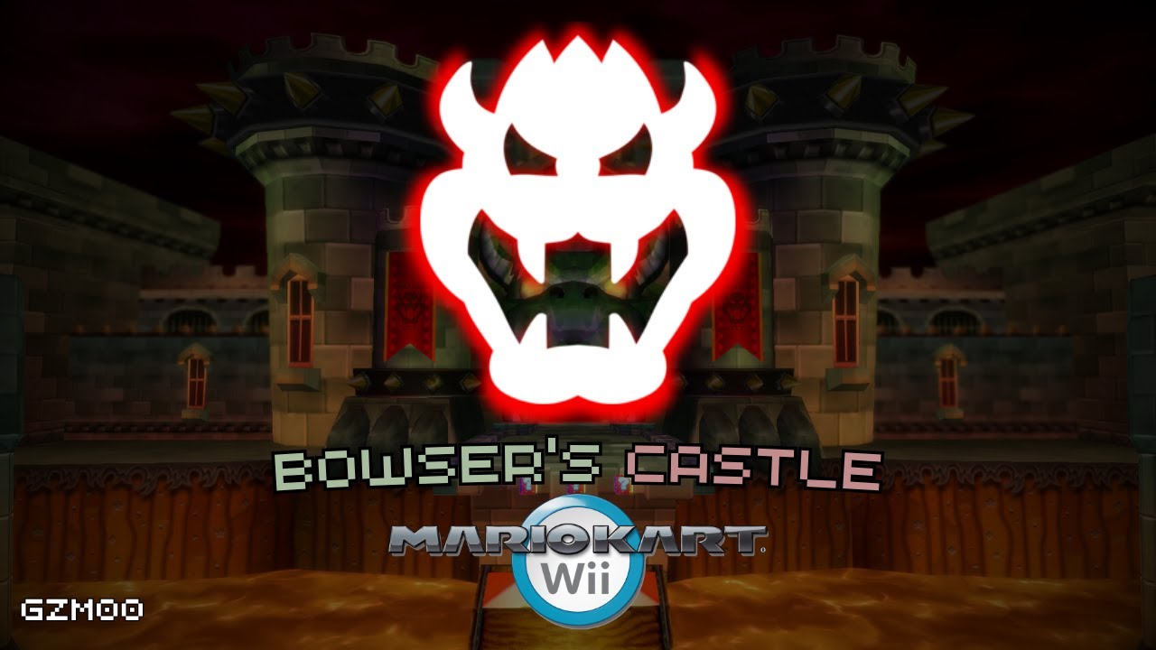 Bowser's Castle (MKW), but it's a Rock Cover (Mario Kart Wii Cover ...