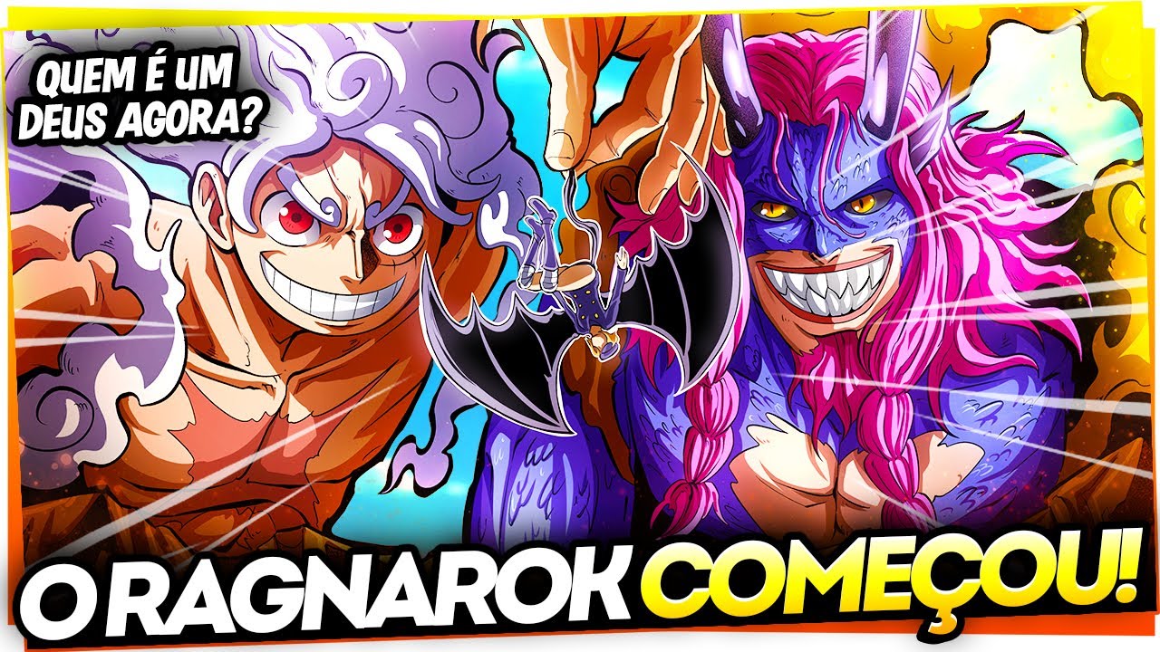 O RAGNAROK COMEÇOU! LUFFY E LOKI FINALMENTE ENFRENTAM IMU NO FINAL DE ...