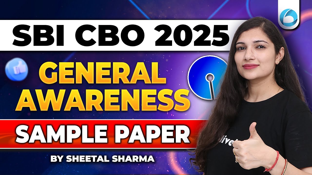 SBI CBO GA Sample Paper 2025 | Must Solve Before Exam | By Sheetal ...