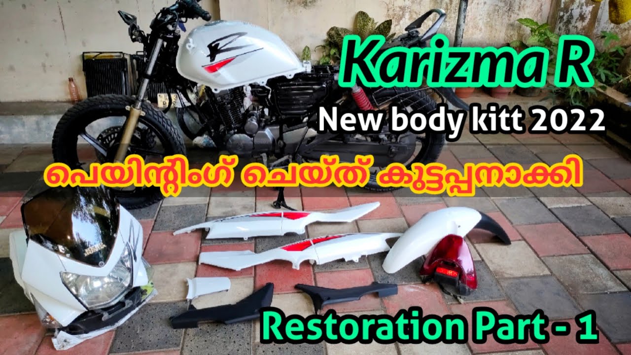 Karizma r painting cost in kerala | Hero karizma r restoration part 1 ...