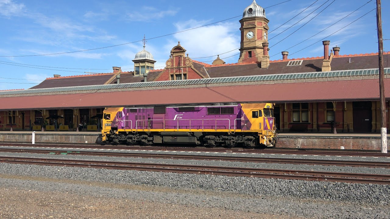 WELCOME BACK! A Rostered V/Line Locomotive returns to Maryborough ...