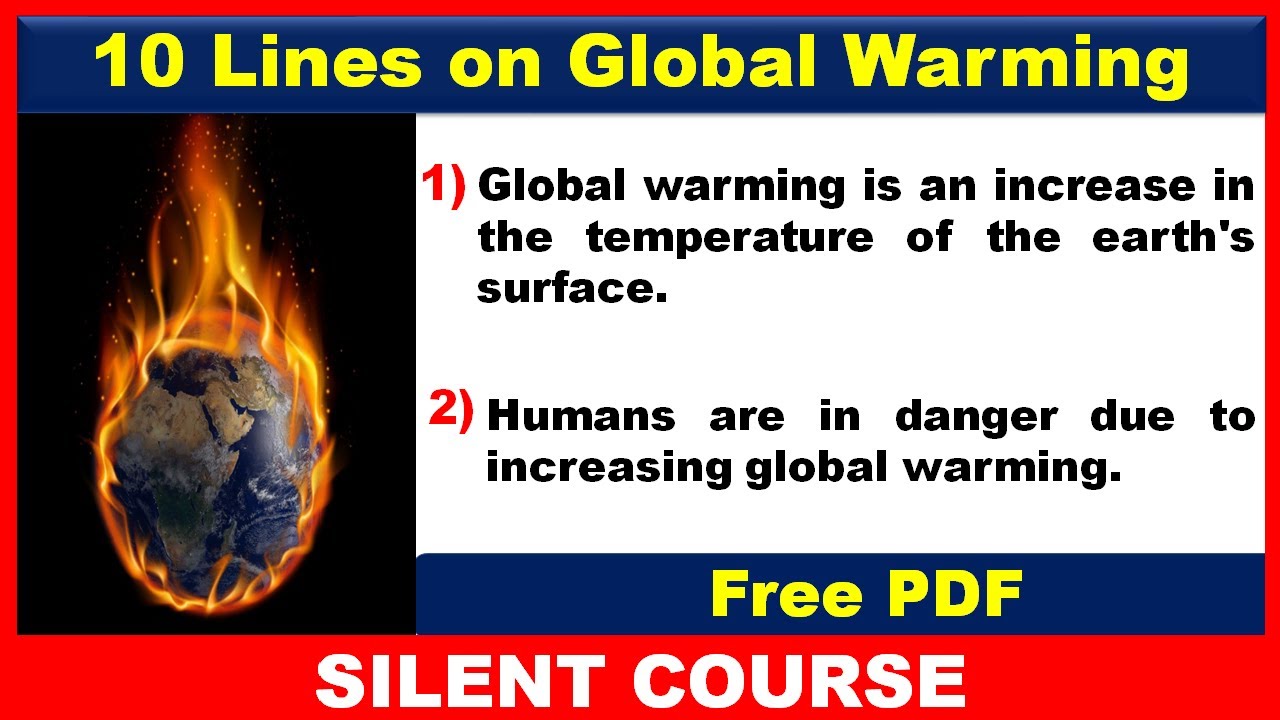 10 Lines on Global Warming In English | Few Lines About Global Warming ...