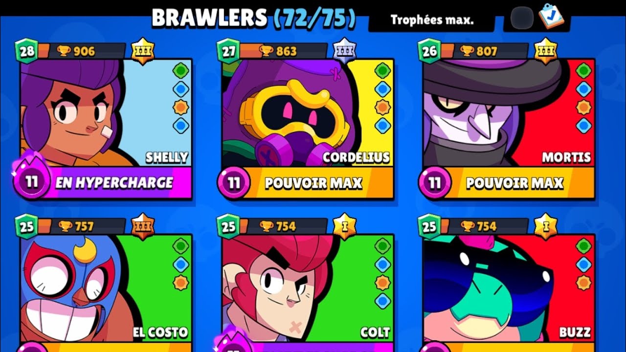 Première vidéo présentation de mon compte brawl stars - YouTube