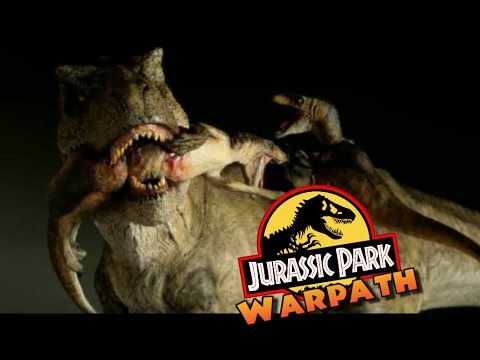 T-rex Vs Megaraptor (2 Rounds) | Jurassic Park: Warpath [Batttles ...