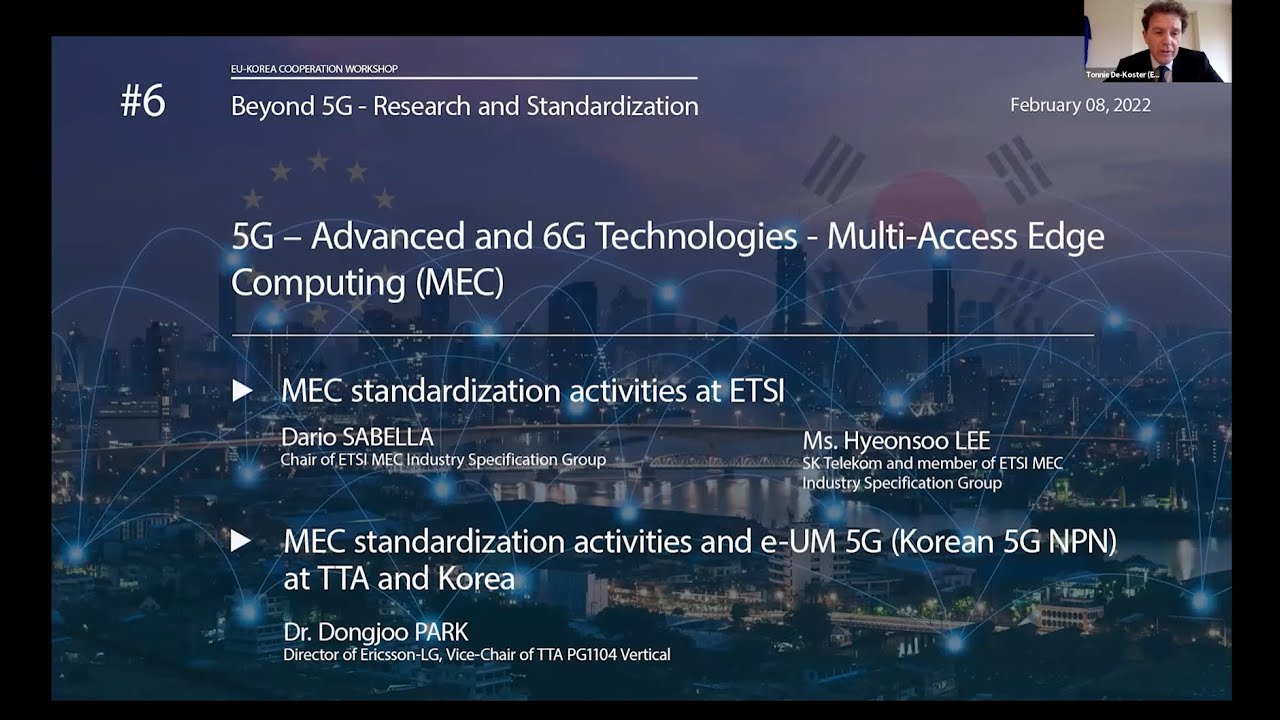 한-유럽의 5G-Advanced와 6G 기술_MEC (Multi-Access Edge Computing) 👍TTA, ICT 표준화👍 - YouTube