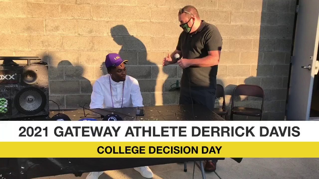 Gateway’s Derrick Davis Decision Day | PSN - YouTube