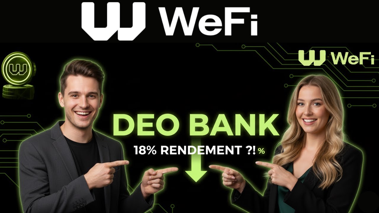 WEFI DEO Bank : Le Meilleur de la DeFi et de la Banque ? Zoom sur le Pionnier WEFi. - YouTube