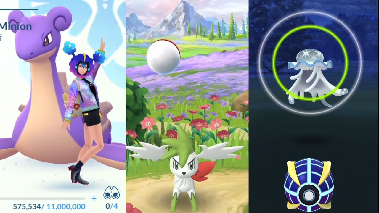 《Pokemon GO》Sky Shaymin ️ Nihilego & New avatar items😆 - YouTube