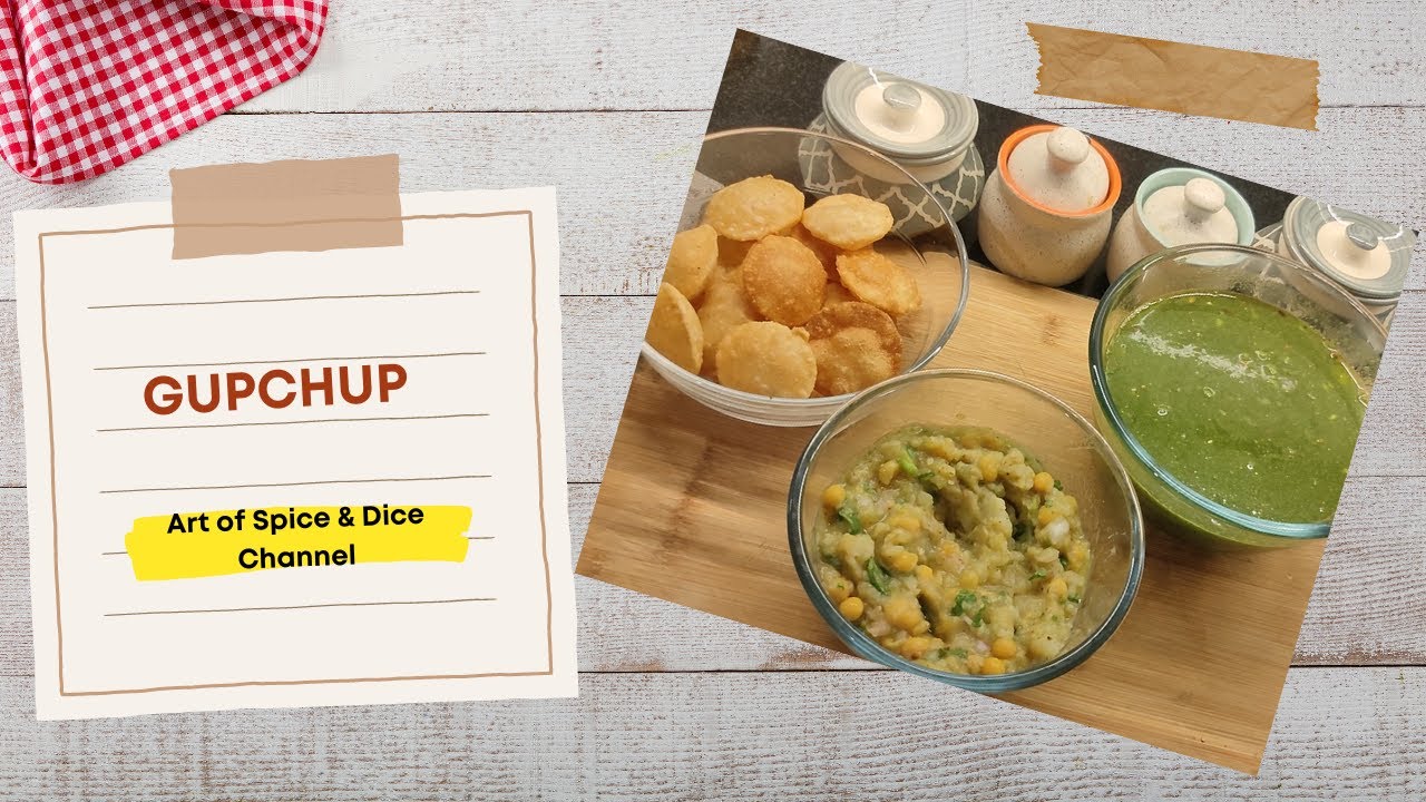 Gupchup recipe !Sooji panipuri ! Golgappa ! Puchka ! - YouTube