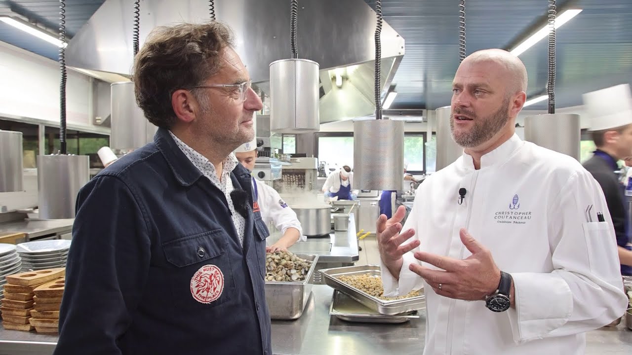 Avec Christopher Coutanceau, chef triplement étoilé, sur la criée de La ...