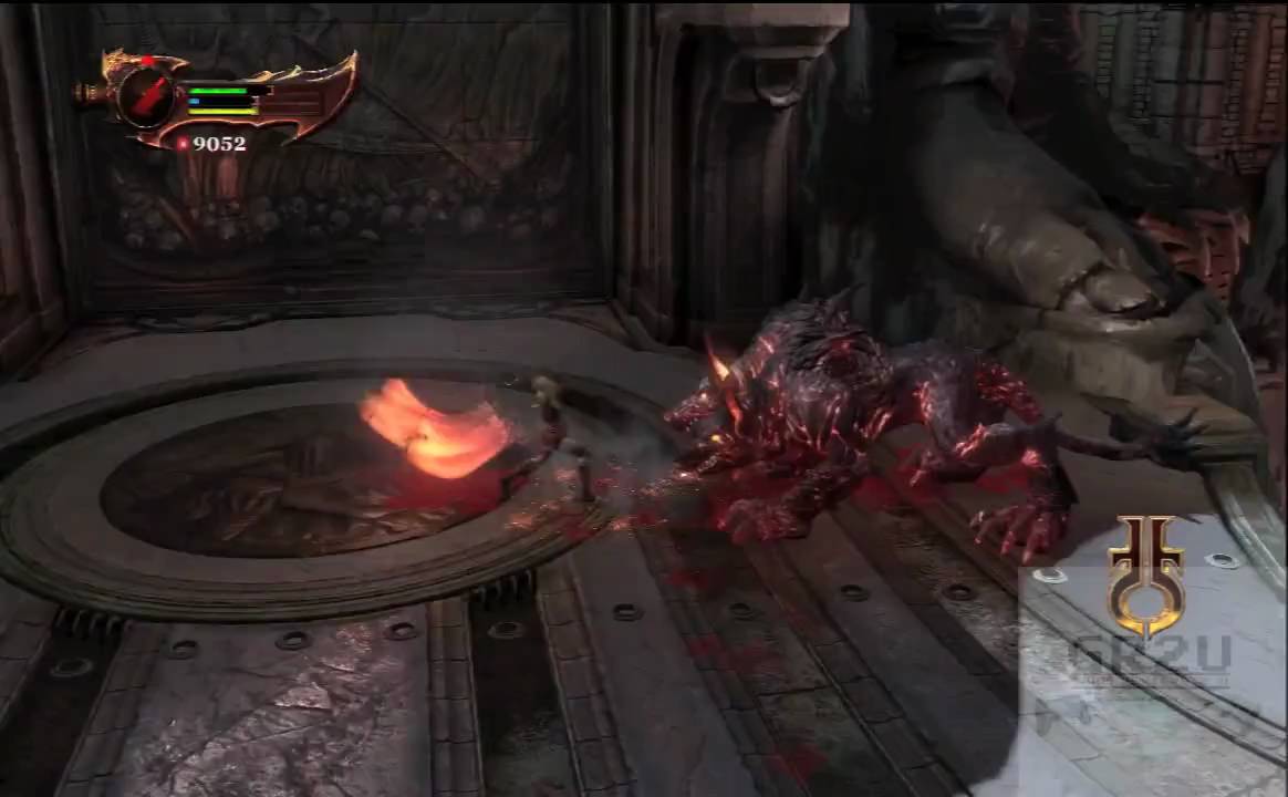 God of War III Cerberus Battle - YouTube