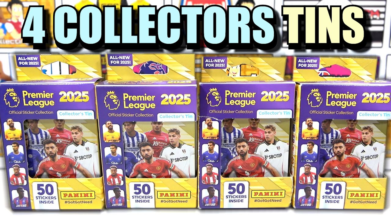 OPENING 40 PACKS TO TRY & COMPLETE OUR PANINI PREMIER LEAGUE 2025 ...