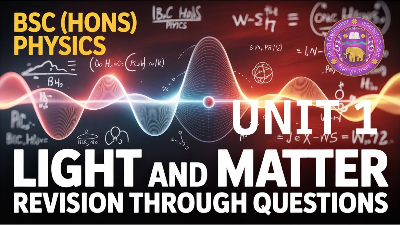 Light & Matter Unit 1 Complete | Photoelectric Effect, Compton, de ...
