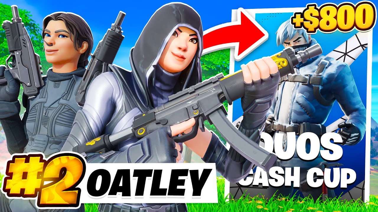 2ND PLACE IN DUO CASH CUP FINALS 🥈 ($800) - YouTube