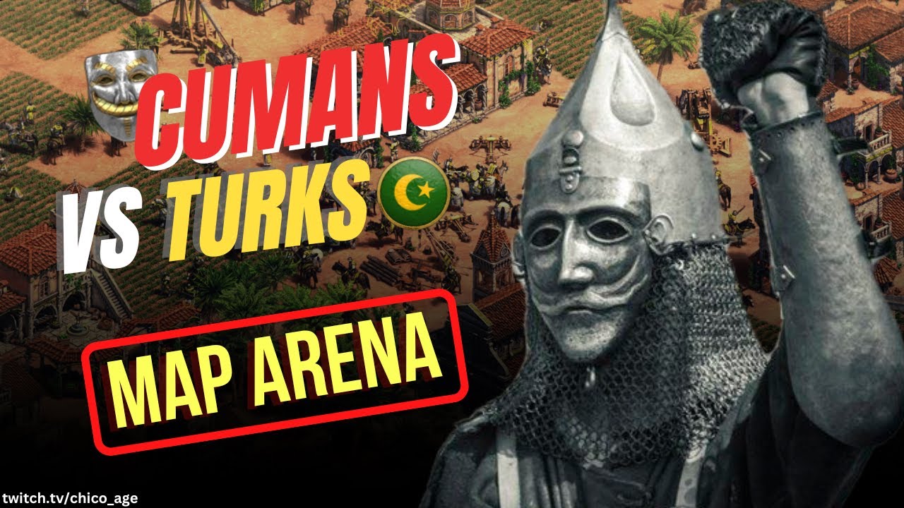 CUMANS VS TURKS | MAP ARENA | AGE OF EMPIRES 2 - YouTube