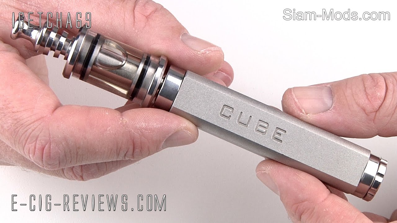 REVIEW OF THE 14500 CUBE ELECTRONIC CIGARETTE - YouTube