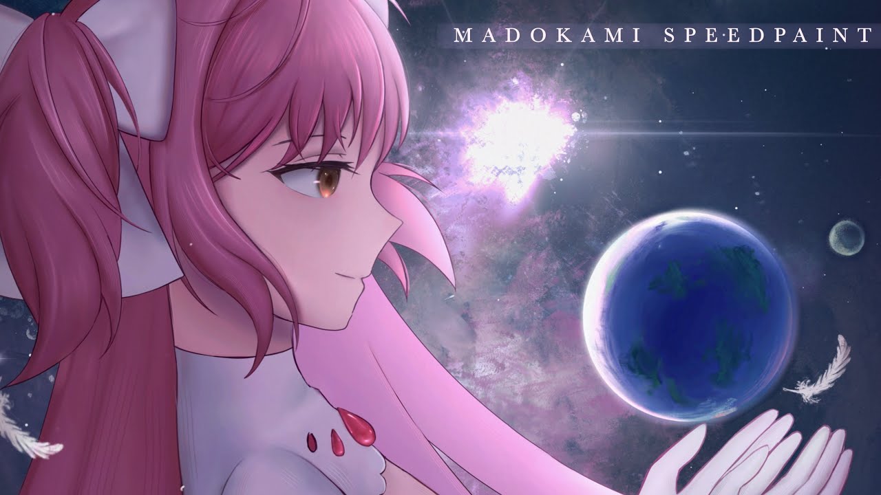 SPEEDPAINT - Madokami [Madoka Magica] - YouTube