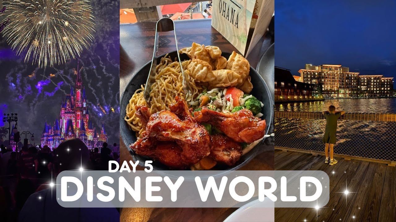 DISNEY WORLD VLOG DAY 5 | MAGIC KINGDOM 🏰, ‘OHANA, HAPPILY EVER AFTER ...
