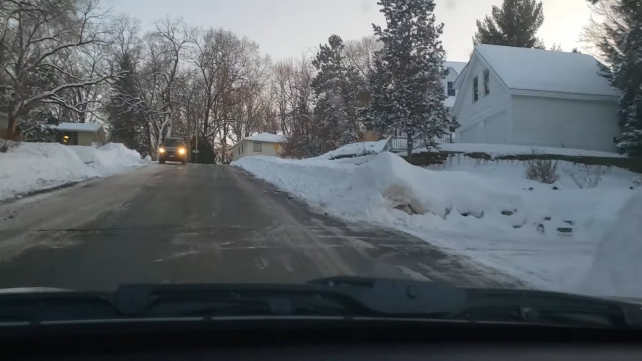 Driving in winter is always a challenge Join Me for the adventure ...