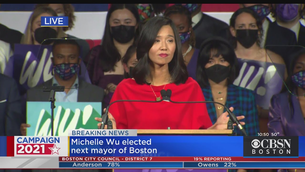 Full Election Night Speech By New Boston Mayor Michelle Wu - YouTube
