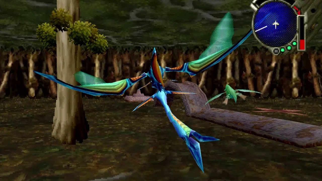 Panzer Dragoon Saga (1080p) - Getting Solo Wing (Blue Dragoon) - YouTube