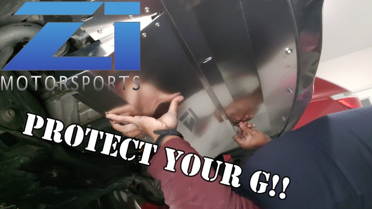 G35 350Z Z1 Undershroud Install - YouTube