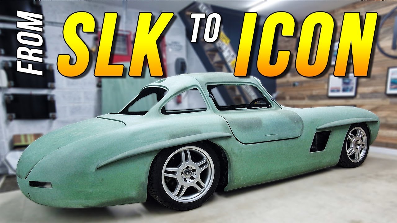 Test Fitting the 300SL Gullwing Body & Air Ride Setup! - YouTube