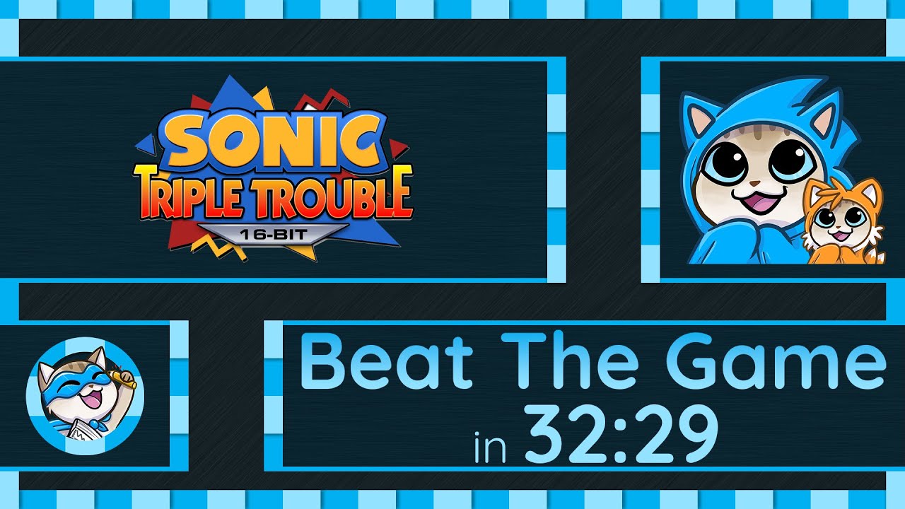 Sonic Triple Trouble 16-Bit | Sonic & Tails | Beat the Game (Glitched ...