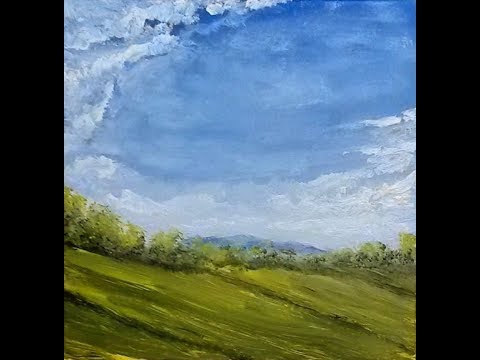 Mountain View - Painting Lesson, Acrylic Landscape - YouTube