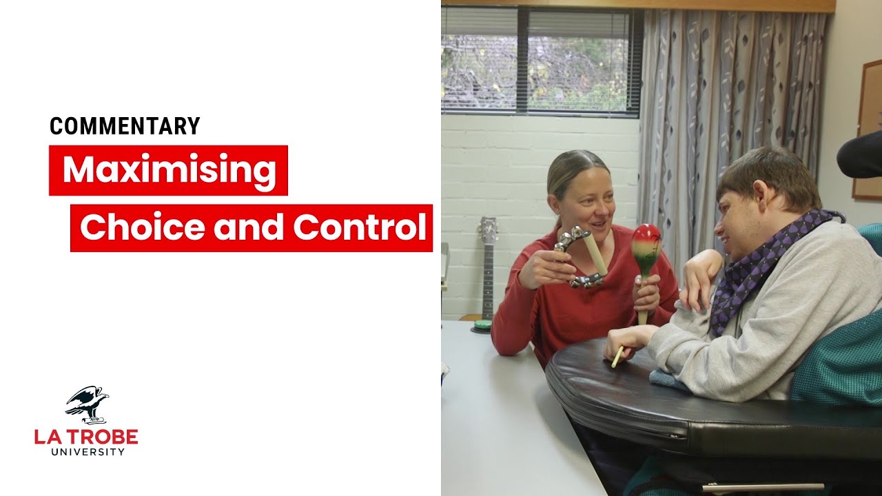 Commentary Maximising choice and control - YouTube