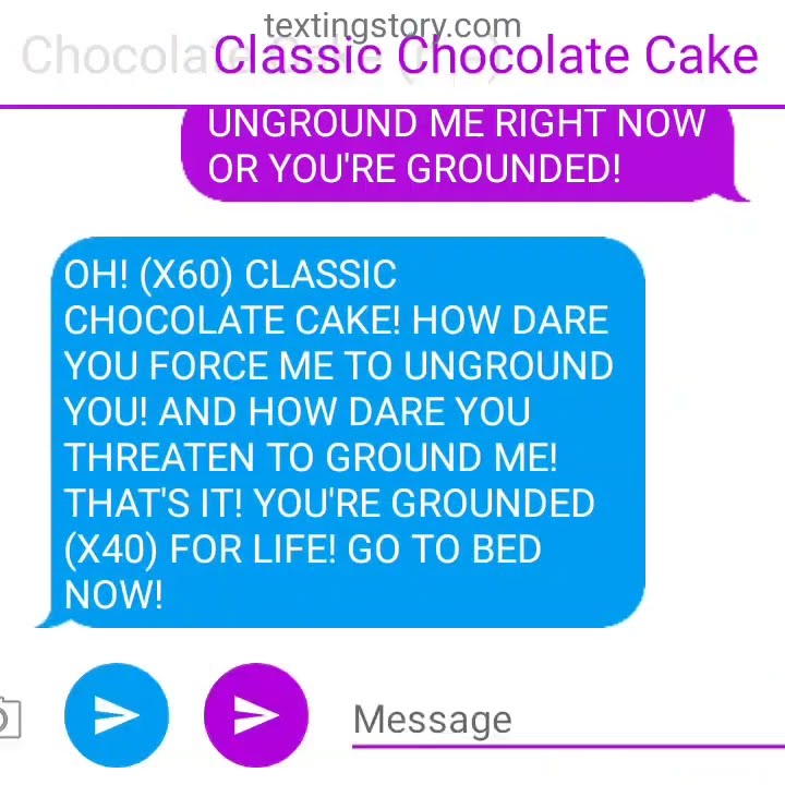 Classic Chocolate Cake forces me to unground him/Grounded - YouTube