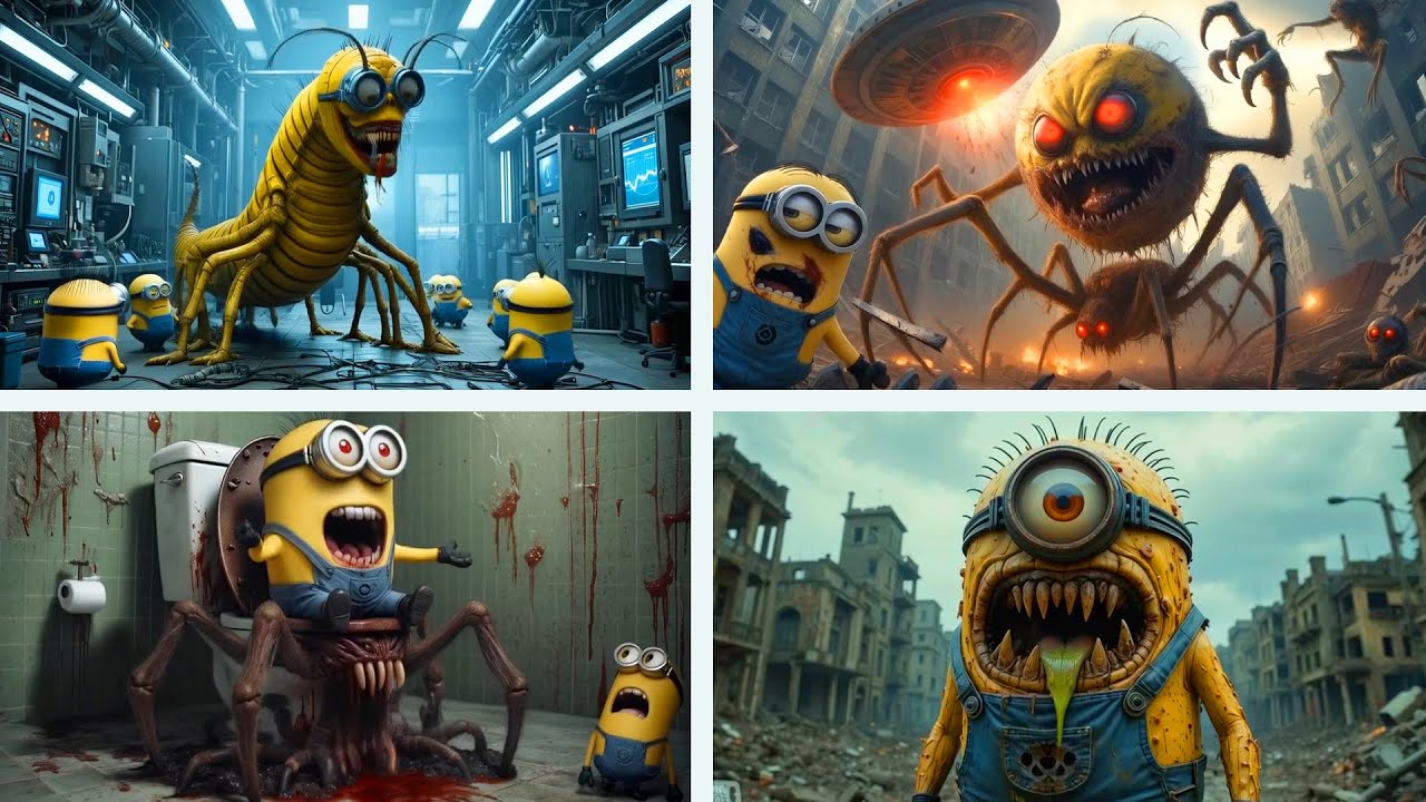 MINION BUG 🆚️ MINION SPIDER 🆚️ MINION TOILET 🆚️ MINION ZOMBIE - Story ...