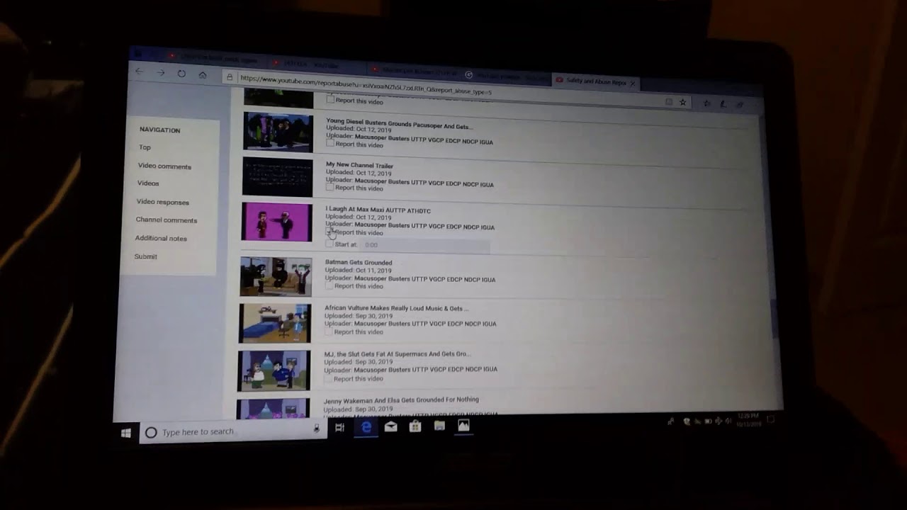 I laugh and try to terminate Macusoper Busters UTTP VGCP EDCP NDCP IGUA ...