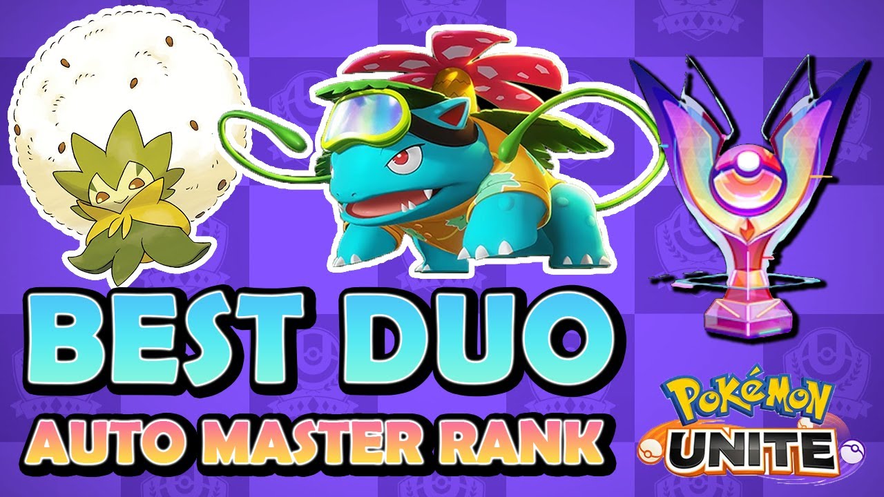 BEST DUO #1 AUTO WIN - VENUSAUR & ELDEGLOSS - POKEMON UNITE MASTER RANK ...