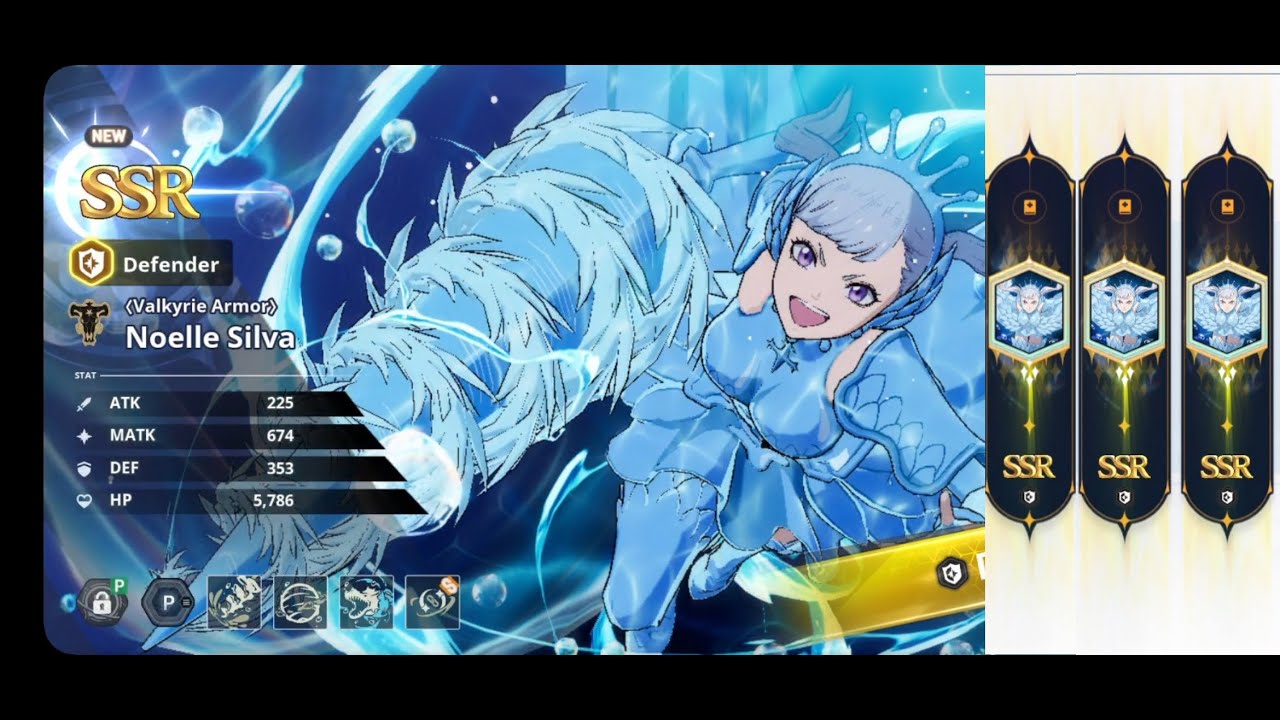 Black Clover M | Noelle Silva Valkyrie it here - YouTube