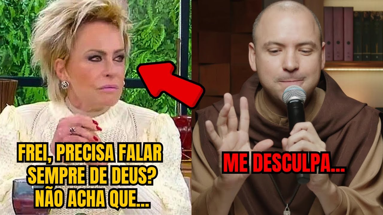 Frei Gilson CHORA ao vivo após pergunta chocante de Ana Maria Braga ...