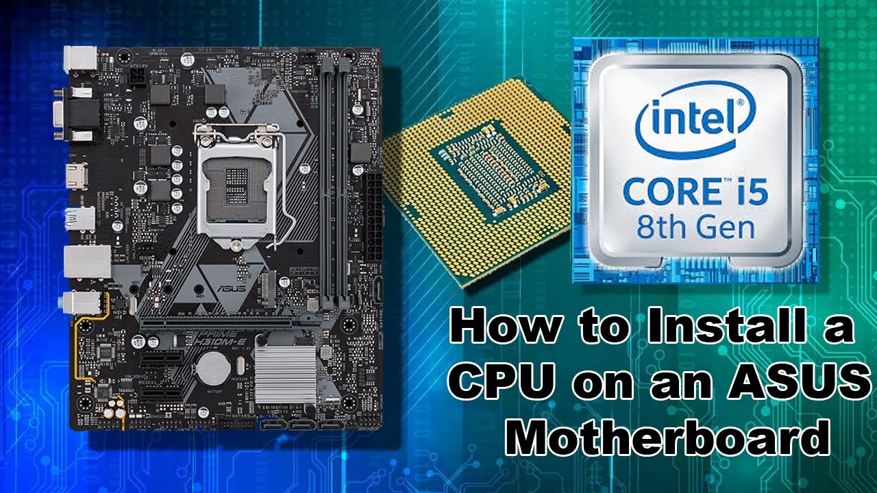 How to Install a CPU on an ASUS Motherboard | ASUS Support - YouTube