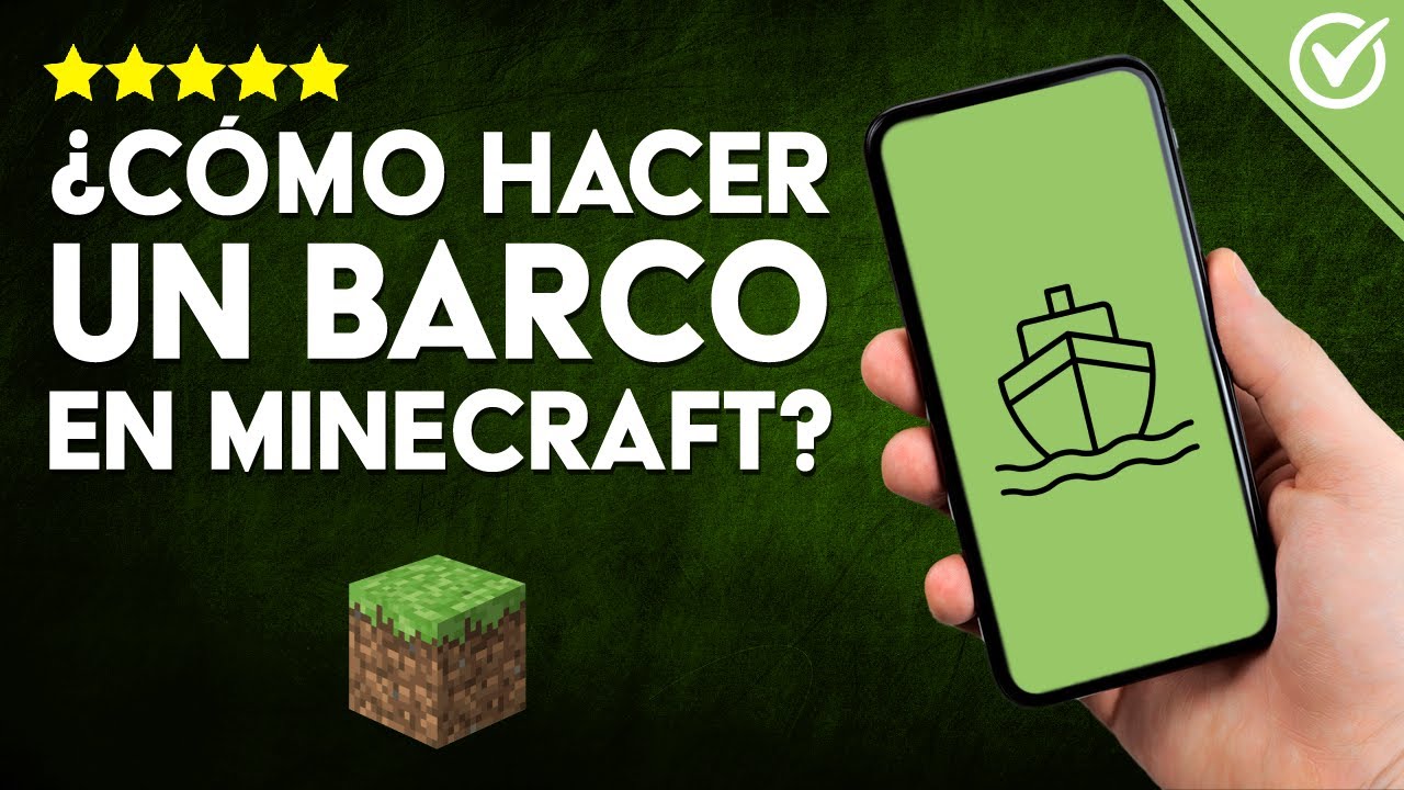 Cómo HACER un BARCO o BOTE en Minecraft - Navega tus Aventuras - YouTube