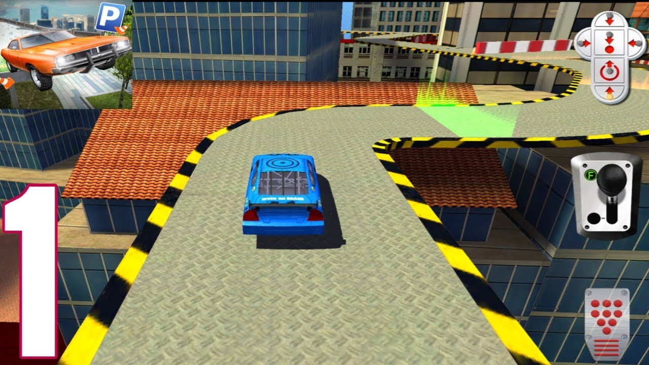 Roof Jumping Stunt Driving Parking Simulator - Gameplay Walkthrough Part 1 (iOS, Android) - YouTube